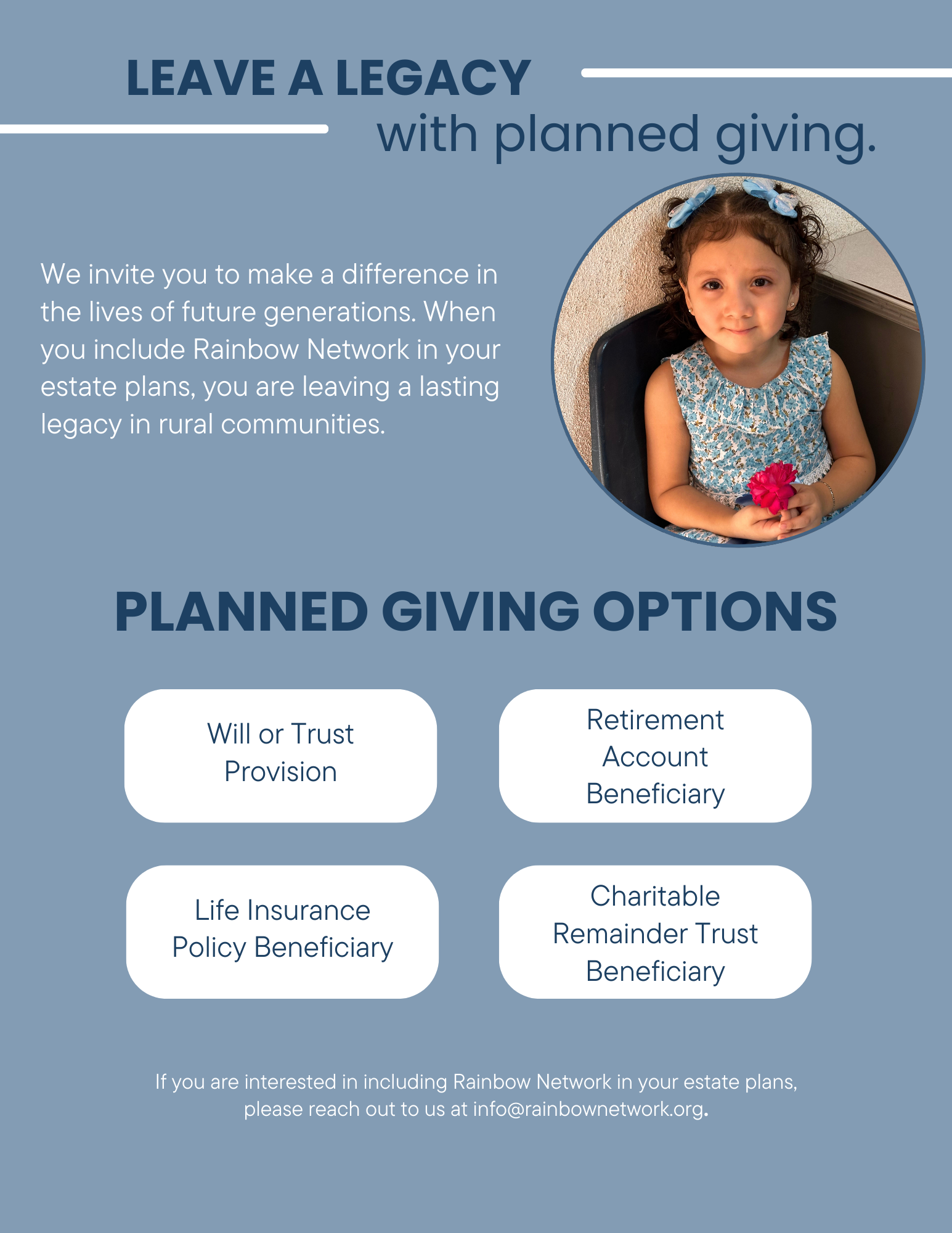 Planned Giving - Rainbow Network